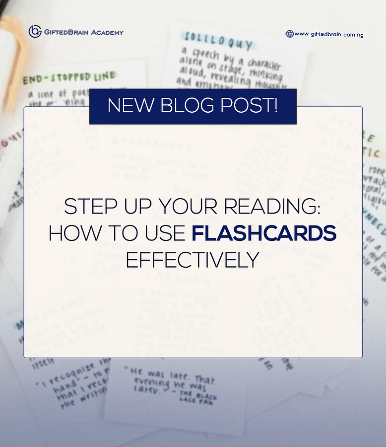 Step Up your Reading: How to Use Flashcards Effectively - GBA